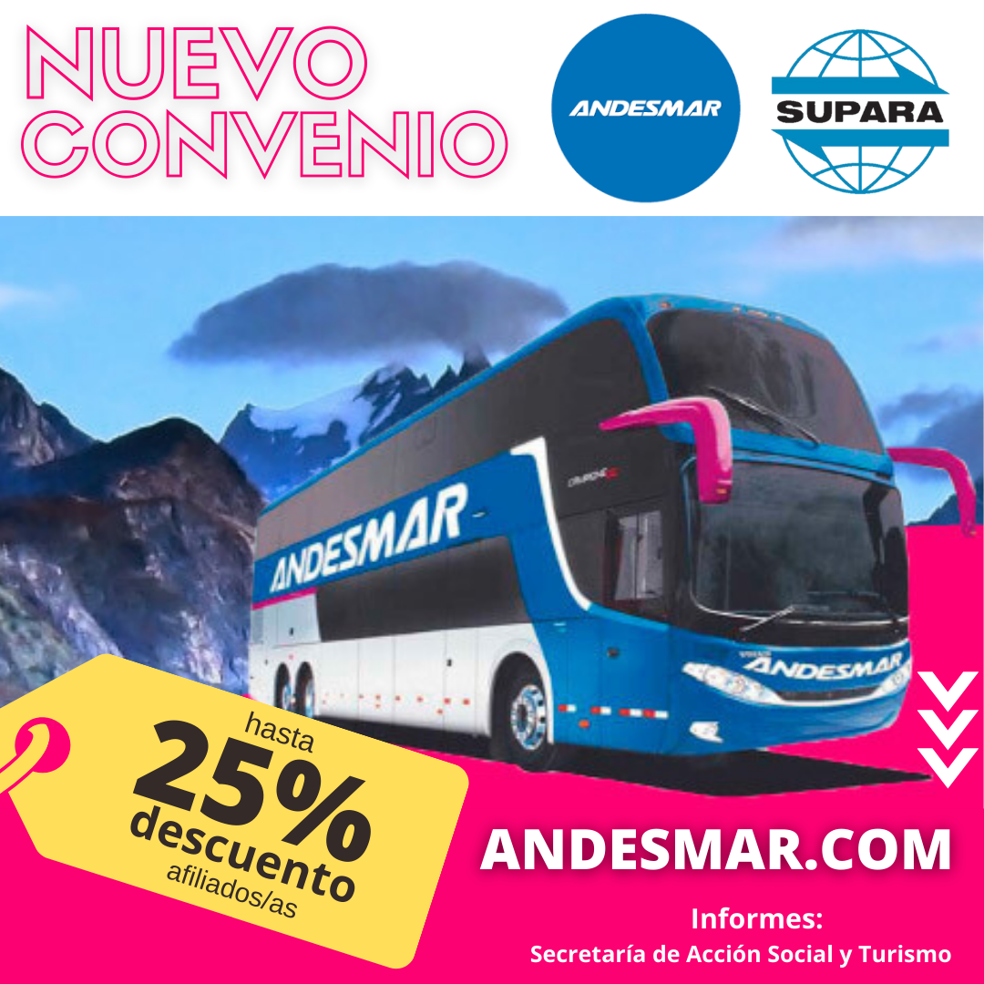 NUEVO CONVENIO | ANDESMAR – S.U.P.A.R.A.